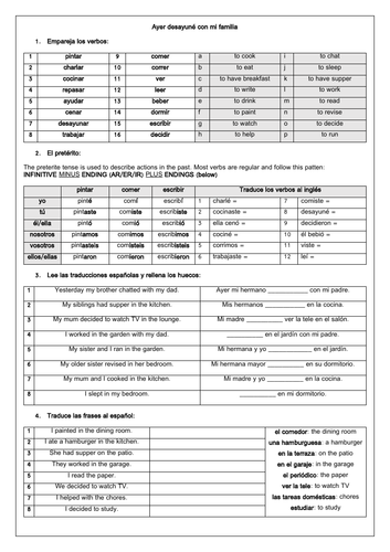 Mi familia / Family - Spanish GCSE (13 worksheets) | Teaching Resources