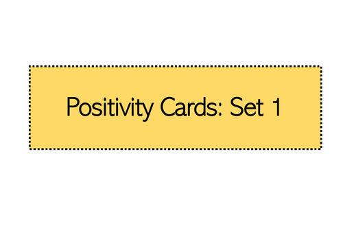 Little Inspiration Cards: Set 1: Positive Thinking - Happiness ...