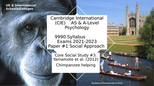 CIE AS and A-LEVEL PSYCHOLOGY: PAPER 1, CORE STUDIES: SOCIAL #3 ...