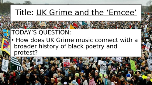 Black Protest Poetry SoW (8 Lessons) | Teaching Resources