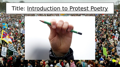 Black Protest Poetry SoW (8 Lessons) | Teaching Resources