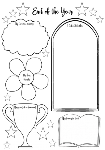 Summer/End of Year Review Writing KS1/2 Activity | Teaching Resources