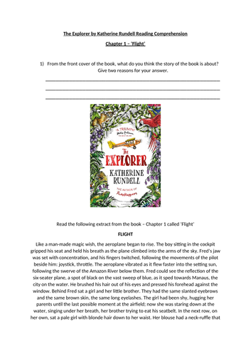 The Explorers Rainforest Guided Reading - Chapter 1 | Teaching Resources