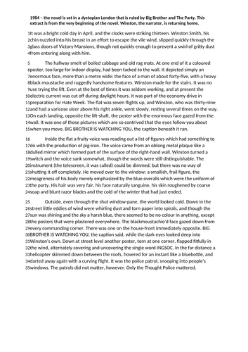 Paper 2 OCR Reading | Teaching Resources