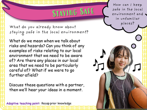 Personal Safety PSHE | Teaching Resources