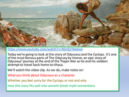 Myths and Legends Odysseus | Teaching Resources
