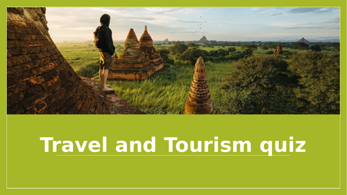 Travel and Tourism quiz | Teaching Resources