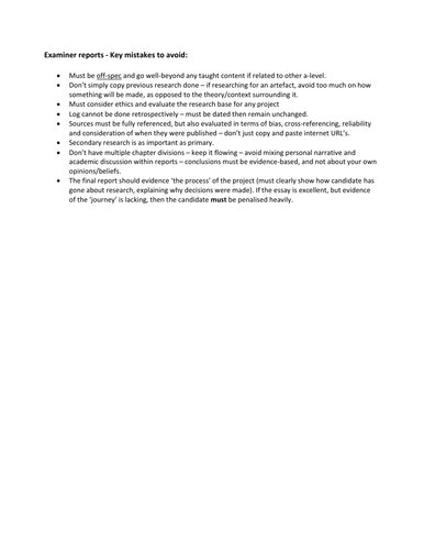 Supervisor Training - for EPQ (Extended Project Qualification 7993) AQA ...