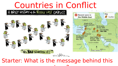 Middle East - countries in conflict | Teaching Resources