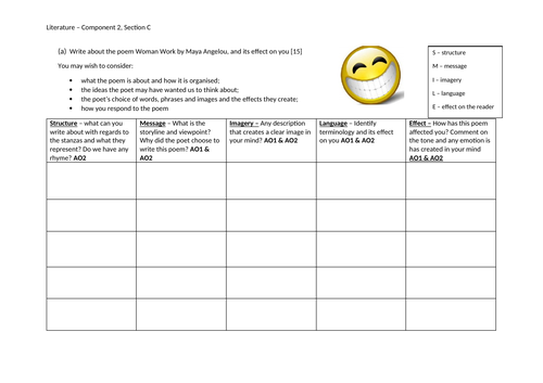 Unseen Poetry - Maya Angelou | Teaching Resources