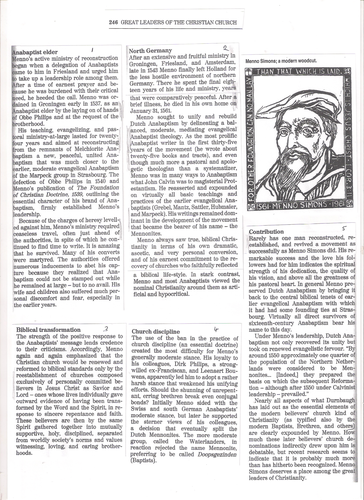 Menno Simons (1496-1561) | Teaching Resources