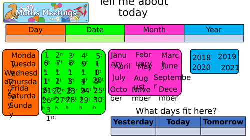 Maths Meeting Powerpoint for Year 1 | Teaching Resources