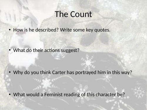 Angela Carter's The Snow Child via the Feminist Lens | Teaching Resources