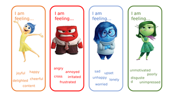 Inside Out Feeling cards | Teaching Resources