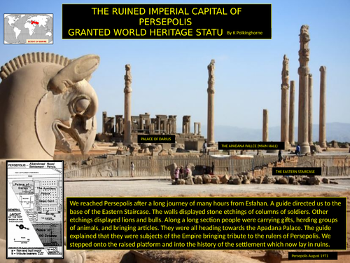 WORLD HERITAGE SITE - THE RUINS OF PERSEPOLIS IRAN | Teaching Resources