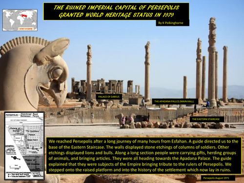 WORLD HERITAGE SITE - THE RUINS OF PERSEPOLIS IRAN | Teaching Resources