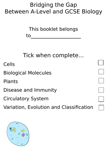 Biology GCSE to A-Level: Bridging the Gap | Teaching Resources