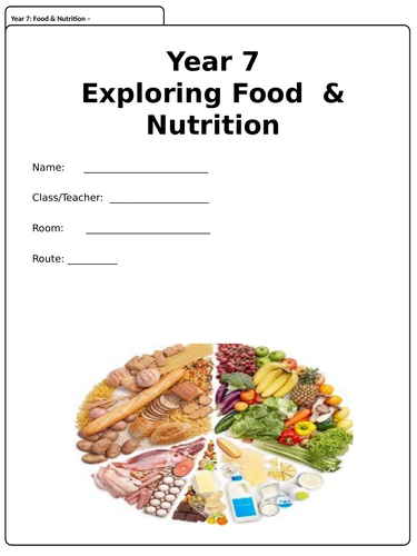 Year 7: Exploring Food and Nutrition (full class set) | Teaching Resources