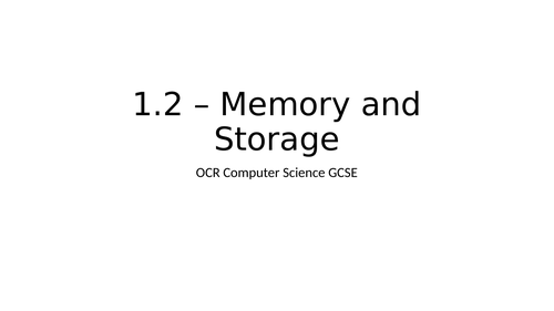J277 Ocr Gcse Computer Science 9 1 Knowledge Organiser Revision Questions Teaching Resources