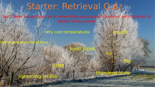 Weather and climate - depressions and low pressure | Teaching Resources