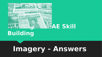 RUAE Skills Builder - Imagery | Teaching Resources