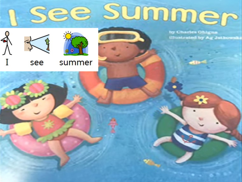 ''I See Summer'' story and activities widgit symbolised | Teaching ...