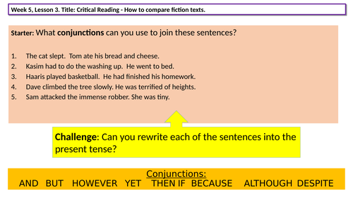 4 Narrative Writing Lessons - Y8 | Teaching Resources