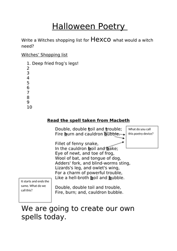 Halloween lessons | Teaching Resources