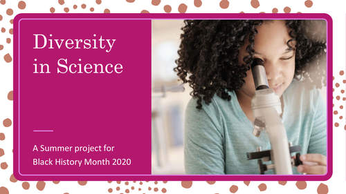 Diversity in Science Summer Project | Teaching Resources