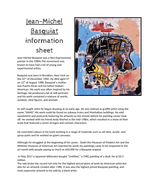 Y5 Art scheme - Jean-Michel Basquiat | Teaching Resources