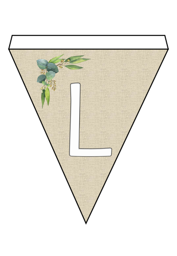 Literacy Natural Bunting | Teaching Resources