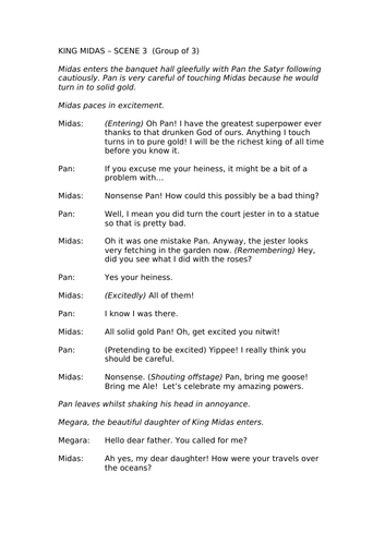 Greek Myths and Legends COMPLETE SOW - Drama KS3 | Teaching Resources