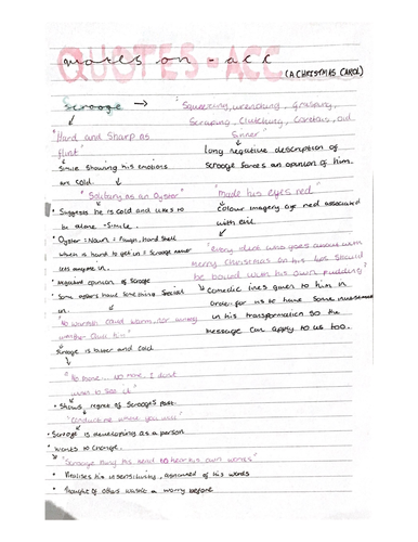 A Christmas Carol- Scrooge Key quotes with short analysis | Teaching ...