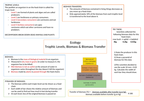 GCSE AQA ECOLOGY | Teaching Resources