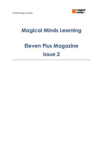 11 Plus Ultimate Guide 2 | Teaching Resources