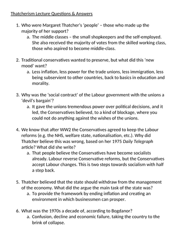 Edexcel A Level UK Politics Lessons 24-27 (The Conservative Party ...