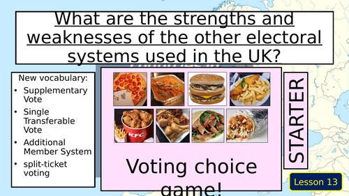 Edexcel A Level UK Politics Lesson 44 (Other Electoral Systems ...