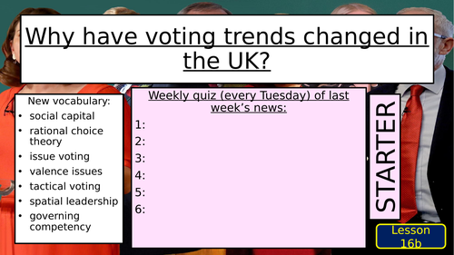 Edexcel A Level UK Politics Lessons 51-54 (General Election 1979 ...