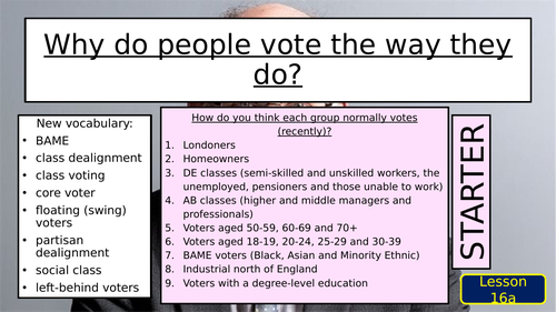 Edexcel A Level UK Politics Lessons 51-54 (General Election 1979 ...