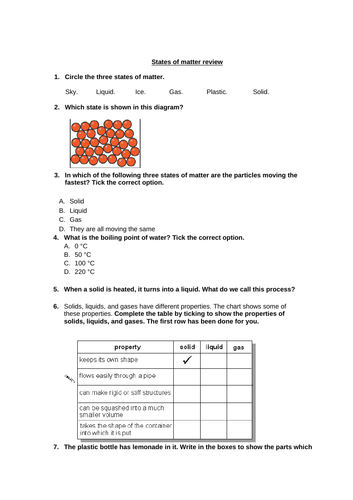 Years 2-6 Science End of Unit Assessments | Teaching Resources