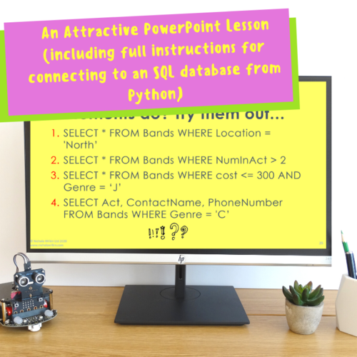Interrogating an SQL Database using Python Lesson | Teaching Resources