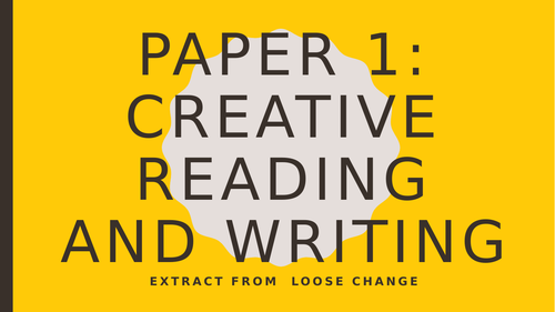 AQA Language Paper 1 bundle (6) Creative reading and Writing: Atwood ...