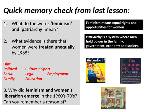 Feminism | Teaching Resources