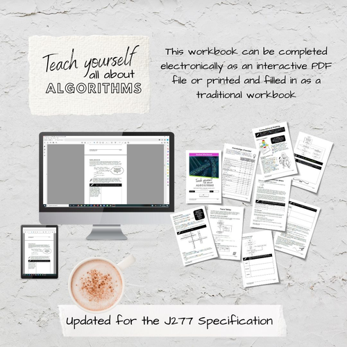 Algorithms OCR GCSE Computer Science Workbook (J277) | Teaching Resources