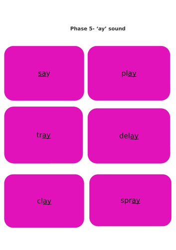 Phonics Phase 5 | Teaching Resources