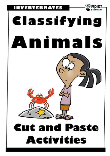 Classifying Animals [Cut and Paste] Invertebrates | Teaching Resources