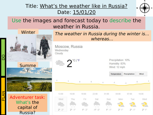 Climate of Russia | Teaching Resources