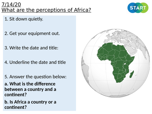 KS3 scheme of learning - The African Continent | Teaching Resources