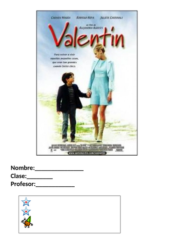 Valentin film workbook | Teaching Resources