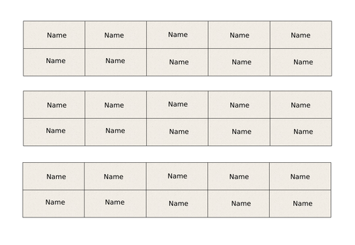 Tens Frame Self Registration (Natural Themed) | Teaching Resources